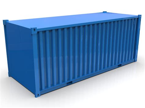 컨테이너 3d 모델 25 Obj Free3d