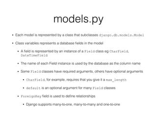 Introduction To Python And Django Ppt
