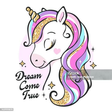 예술 아름답다 흰색 배경에 만화 작은 유니콘 스팽글 옷과 티셔츠를 인쇄하십시오 벡터 그림입니다 0명에 대한 스톡 벡터 아트 및 기타 이미지 Istock