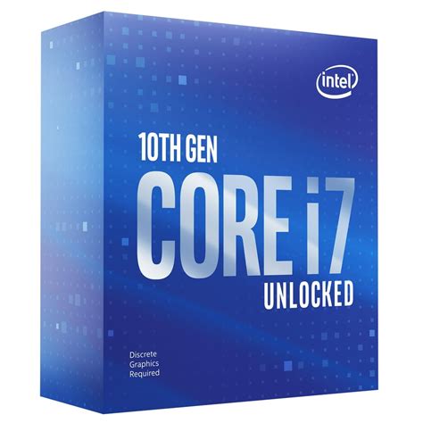Intel Core I7 10700k Desktop Processor 8 Cores Up To 5 1 Ghz Unlocked