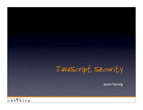 Javascript Security Ppt