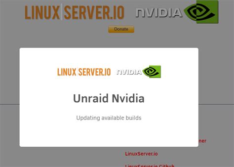 SOLVED Unraid Nvidia Will Not Open General Support Unraid