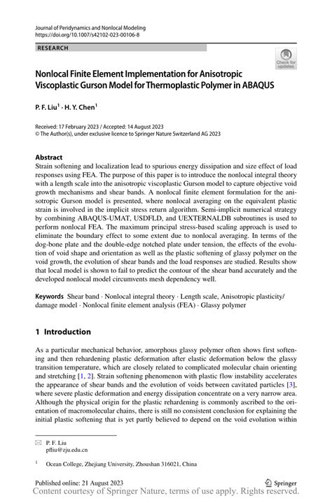 nonlocal finite element implementation for anisotropic viscoplastic