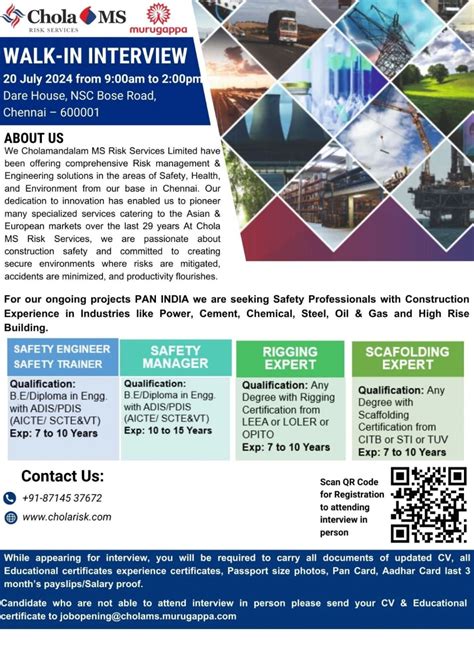 Karthikeyan P Be Me Industrial Safety On Linkedin Hi Connections Cholamandalam Ms Risk