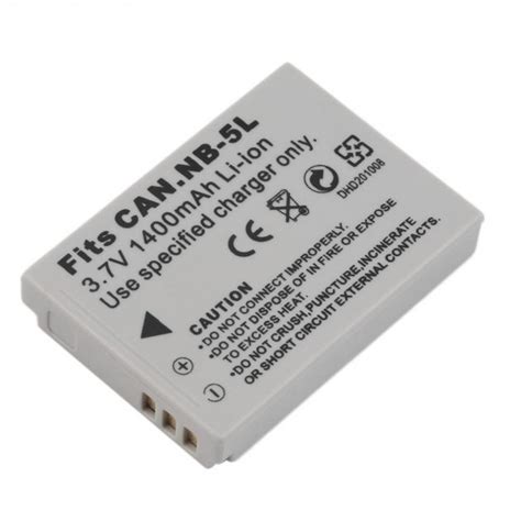 Аккумулятор NB-5L для фотоаппаратов CANON - 1400 ma – фото, отзывы ...