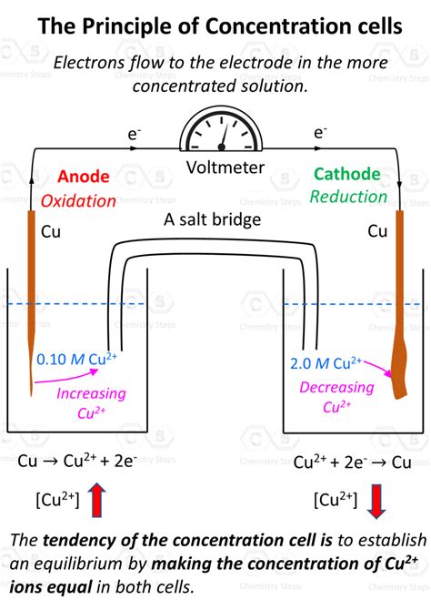 Concentration Cells Chemistry Steps