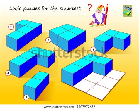 Logic Puzzle Game Smartest Need Find Stock Vector Royalty Free Shutterstock