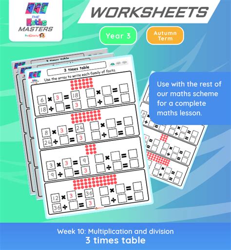 Year 3 Maths Autumn Term Maths Mastery Resources Worksheets Library