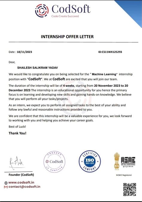 Shailesh Yadav On Linkedin Codesoft Internship Newbeginnings