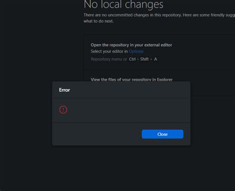 Blank Empty Message Error Dialog · Issue 17358 · Desktopdesktop · Github