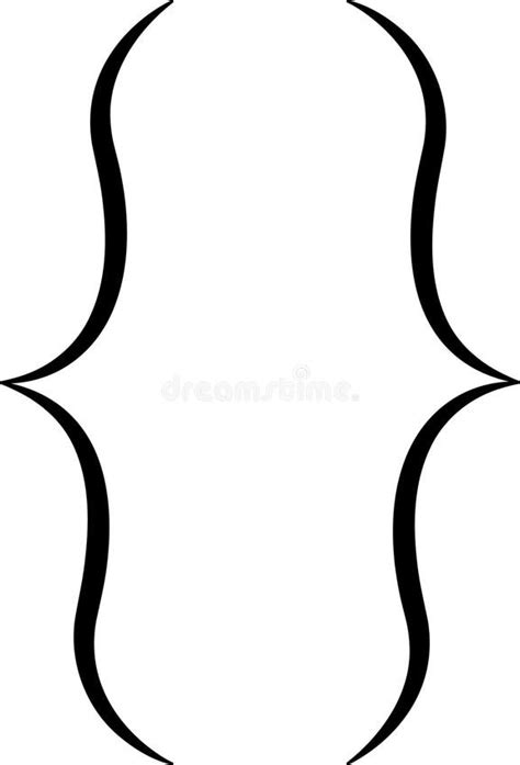 Curly Braces Double Symmetric Brackets Vector Typography Symbols Pair