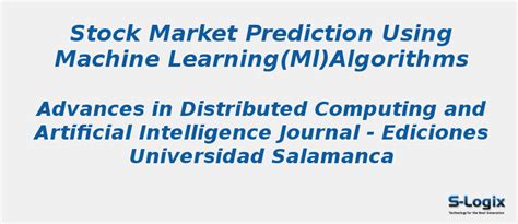 Stock Market Prediction S Logix