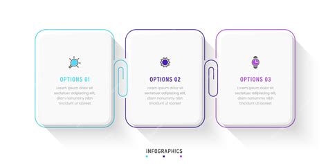 아이콘과 3가지 옵션 또는 단계가 있는 벡터 인포그래픽 레이블 디자인 템플릿입니다 프로세스에 사용할 수 있습니다 프리미엄 벡터