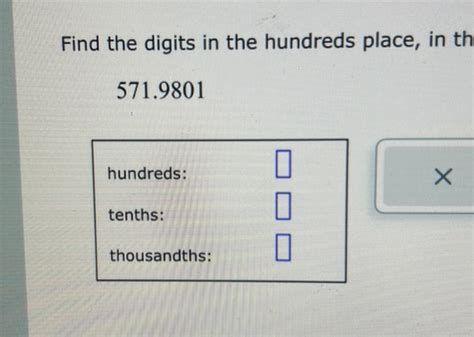 Find The Digits In The Hundreds Place In Th StudyX
