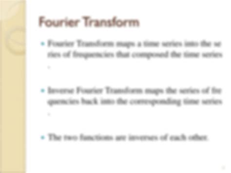 Solution Fast Fourier Transform Studypool