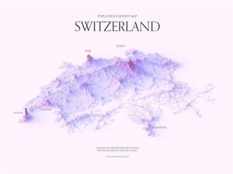 Population Density Maps By Terence Fosstodon Theinspirationcom