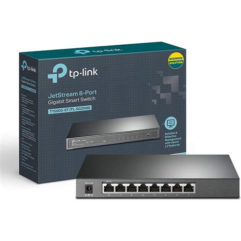 Gigabit Switching Hub Tp Link Jetstream Gigabit Smart Switch T G Tl Sg Port