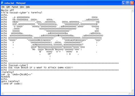 Kecoak Cyberblogspotcom Membuat Cmd Lebih Keren Dengan Gambar