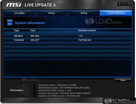 MSI Live Update Download