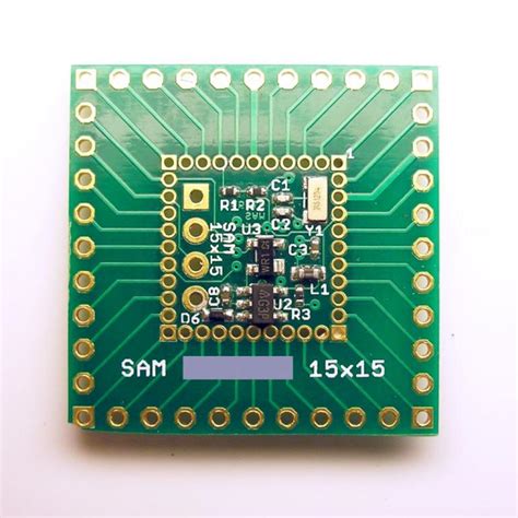 Mini Samd21 Development Board 15x15mm Arduino Compatible Hardware