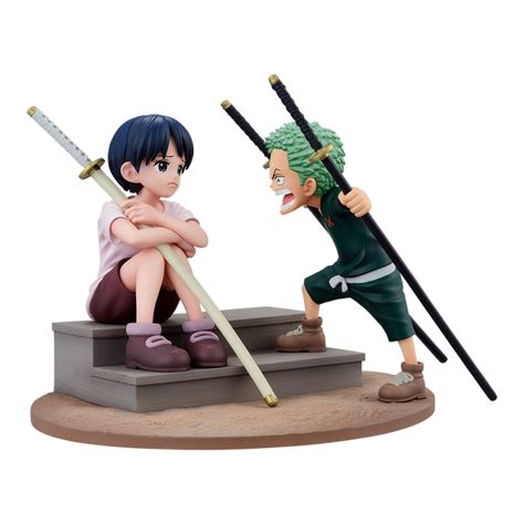 Figure Roronoa Zoro And Shimotsuki Kuina One Piece Road To Dawn Tracks To