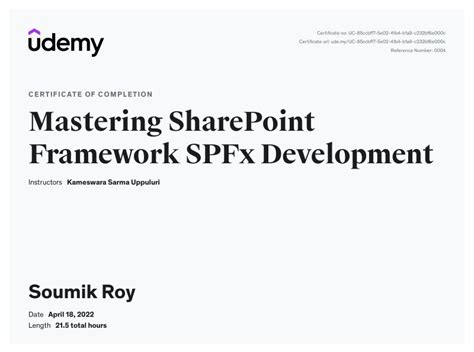 Soumik Roy On Linkedin Udemy Sharepoint Development Tcser