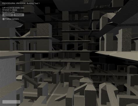 old chunk system demo procedural building by problemecium