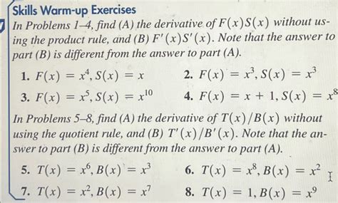 Solved Skills Warm Up Exercisesin Problems 1 4 ﻿find A