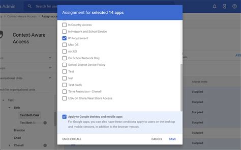 Context Aware Access Help Center
