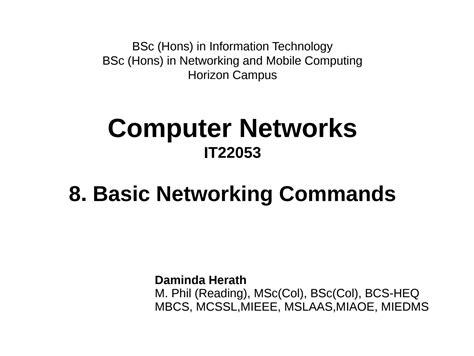 Basic Networking Commands With Examples At Dennis Penn Blog
