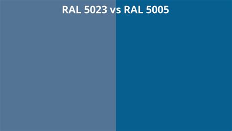 Ral 5023 Vs 5005 Ral Colour Chart Uk