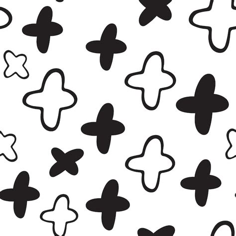 Premium Vector Seamless Pattern Abstract Geometric Objects In Doodle