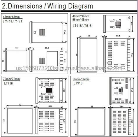 Tc Rtd K E J Pt100 Multi Input Lcd Digital Intelligent Pid Temperature Controller 48x48mm Ssr