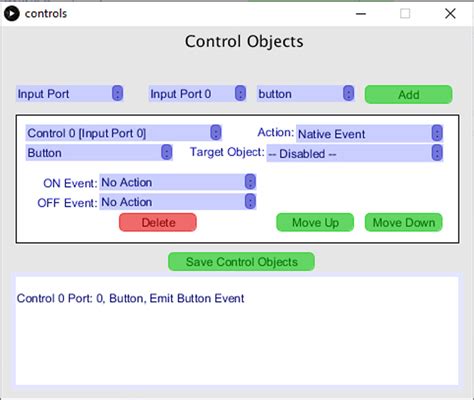 Control Objects Lews Duino Gear