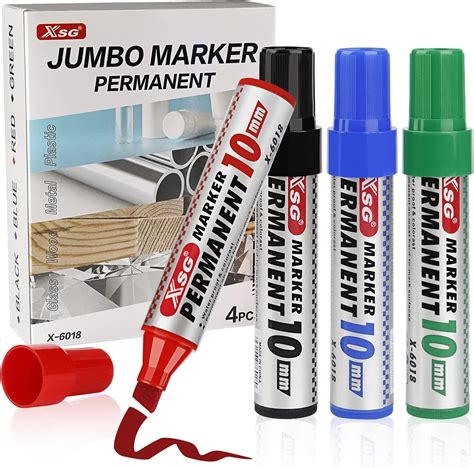 Xsg Jumbo Permanent Markers 4 Pack Assorted Color Nepal Ubuy