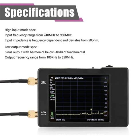 Új verzió portable apró spectrum analyzer handheld 2 8 ” tiny frequency