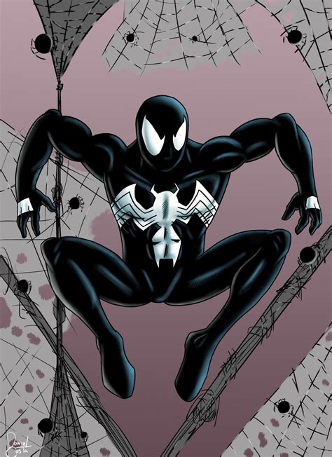 Black Suit Spider Man By Danielbrother On Deviantart