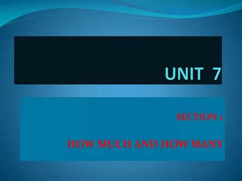 PPT UNIT PowerPoint Presentation Free Download ID