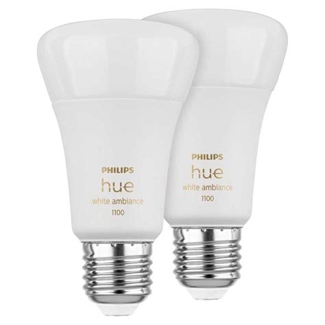 Philips E27 White Ambiance Smart Bulb Clear Techinn