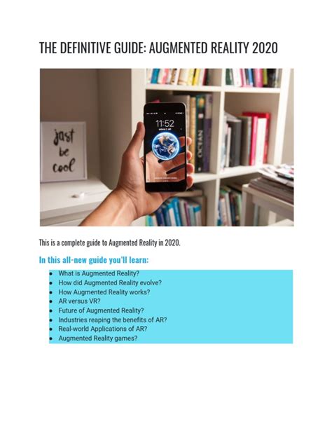 A Comprehensive Guide To Augmented Reality Exploring Its Evolution Applications And Future