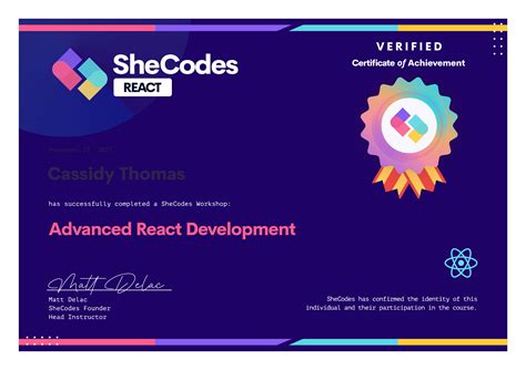Cassidy Thomas Shecodes Profile Shecodes