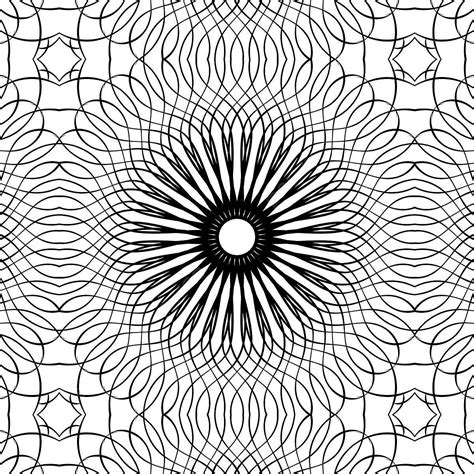 Illusion Black And White Symmetry Vector Architecture Pattern Vectors Pattern Illusion Png
