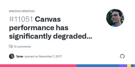 Canvas Performance Has Significantly Degraded In Electron 18 Chromium