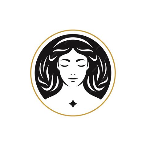 Premium Vector Sacred Mythology Beautiful Woman Portrait With Star