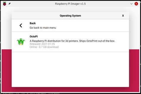 Os Request Octopi · Issue 162 · Raspberrypirpi Imager · Github