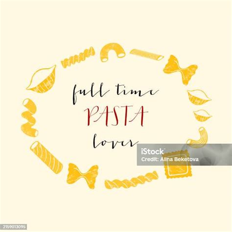 이탈리안 파스타 프레임 다양한 종류의 이탈리아 파스타 화환 개체 그룹에 대한 스톡 벡터 아트 및 기타 이미지 개체 그룹 곡초류 그래픽 프린트 Istock