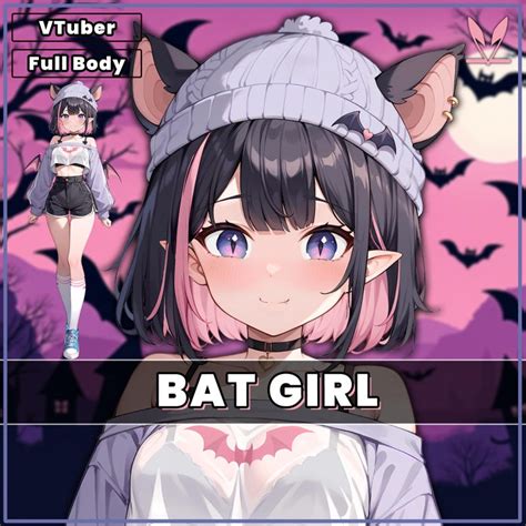 Vtuber Girl Bat Etsy
