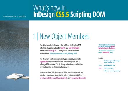 Indiscripts So What S New In InDesign CS5 5 Scripting DOM