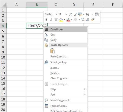 Excel Macro Business Excel Date Picker Add In