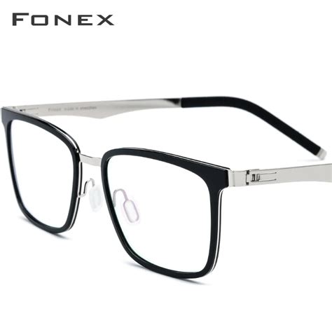 Fonex Tr90 очки Мужские квадратные оправы для очков женские оптические оправы по рецепту